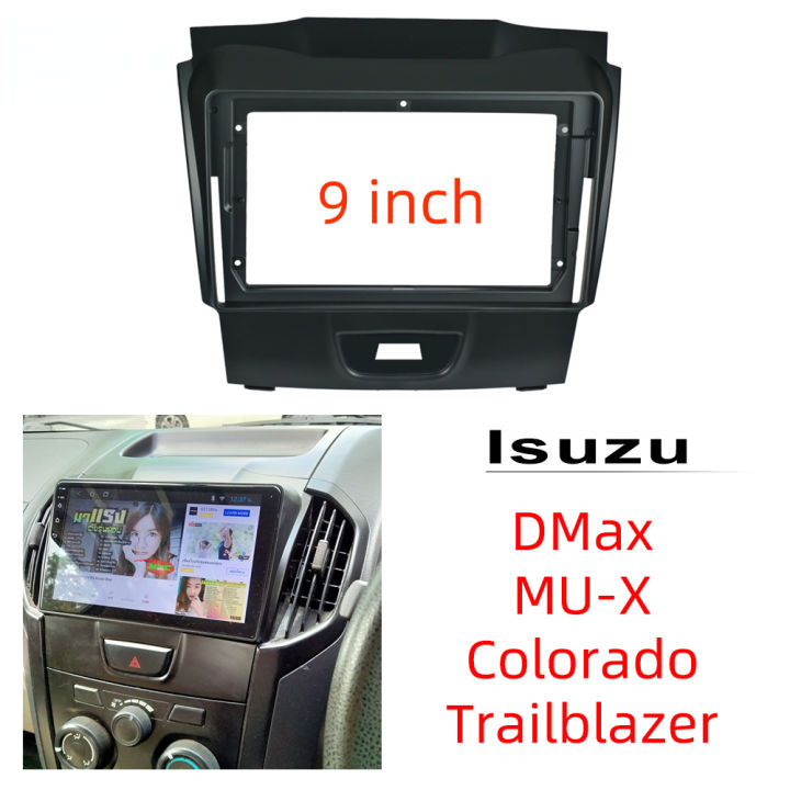 LCX 2din Stereo Panel Fit for Isuzu DMax MU-X Colorado S10 Trailblazer ...