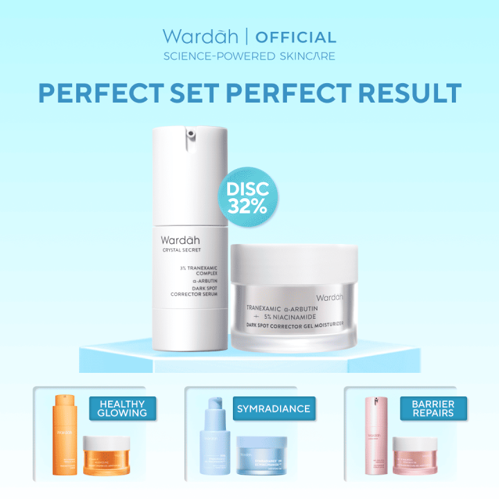 WARDAH Perfect Set Moisturizer + Serum For Perfect Result (Symradiance ...