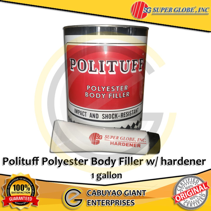 Polituff Polyester Body Filler Impact and Shock Resistant (gallon) with ...