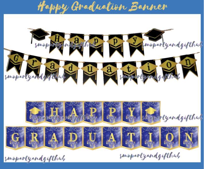 Happy Graduation Banner Party Decoration | Lazada PH