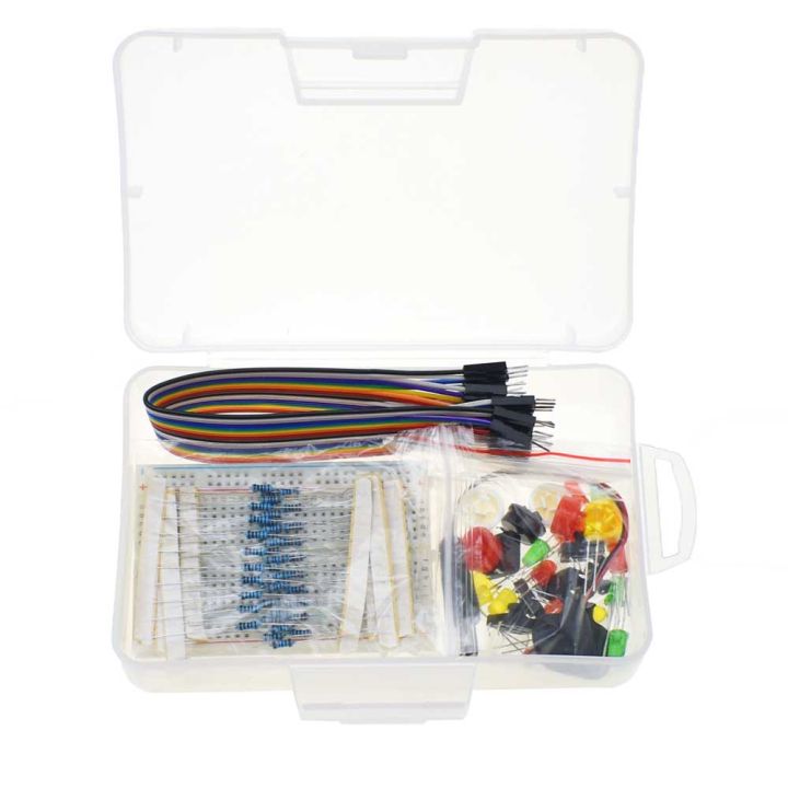 Starter Kit Uno R3 Mini Breadboard LED Jumper Wire Button for arduino ...