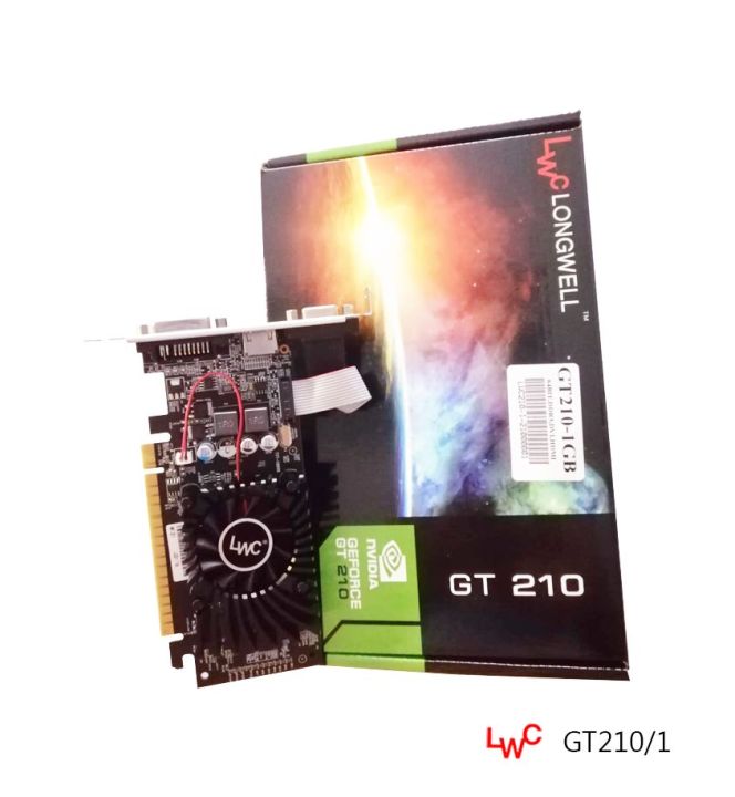 VGA GT210 1GB DDR3 การ์ดจอ LWC(Longwell) | Lazada.co.th
