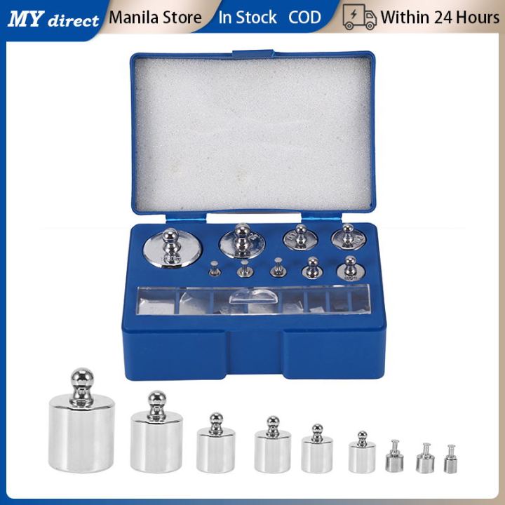10mg-100g Grams Precision Stainless Steel Calibration Weight Kit Set ...