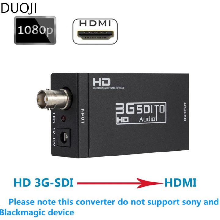DUOJI SDI2HDMI SDI TO HDMI Converter SDI TO HDMI Converter 3G SDI To HDMI Adapter Small Size HD ...