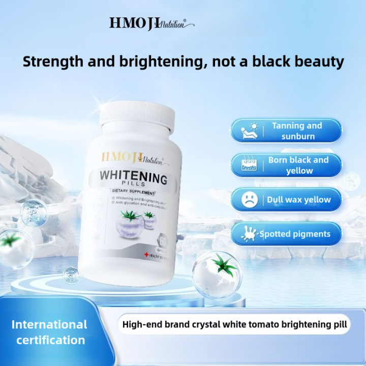 Hmoji Crystal Tomato Skin Whitening Pill 60 Tablets/Bottle Crystal ...