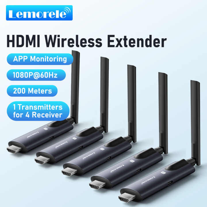 lemorele R1040 1TX+4RX HDMI Transmitter receiver 1080p 1 transmitter ...