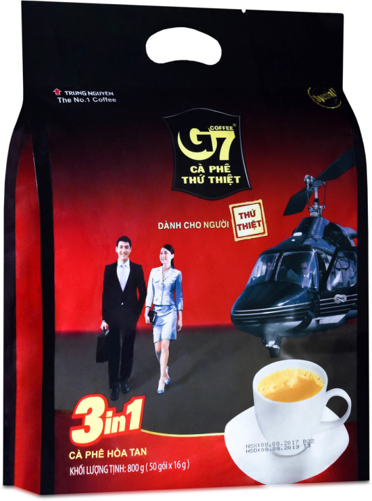 [HALAL] G7 3-in-1 Trung Nguyen Coffee 800g (50 packs x 16g) - Cà phê G7 - Kopi G7 3in1 - KG ...