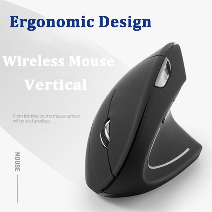Wireless Gaming Mouse USB 2.4G Ergonomic Vertical Mouse LED Optical 6 ...