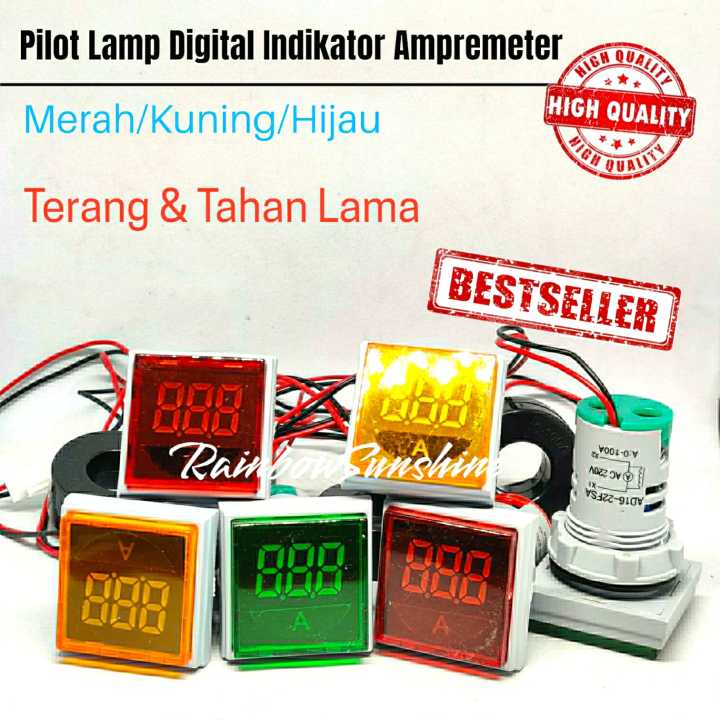 Pilot Lamp Digital Indikator Amperemeter AD16-22FSA | Lazada Indonesia