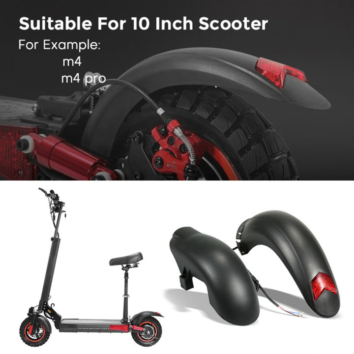 Electric Scooter Rear Mudguard with Lamp Electric Scooter Splash Guard ...