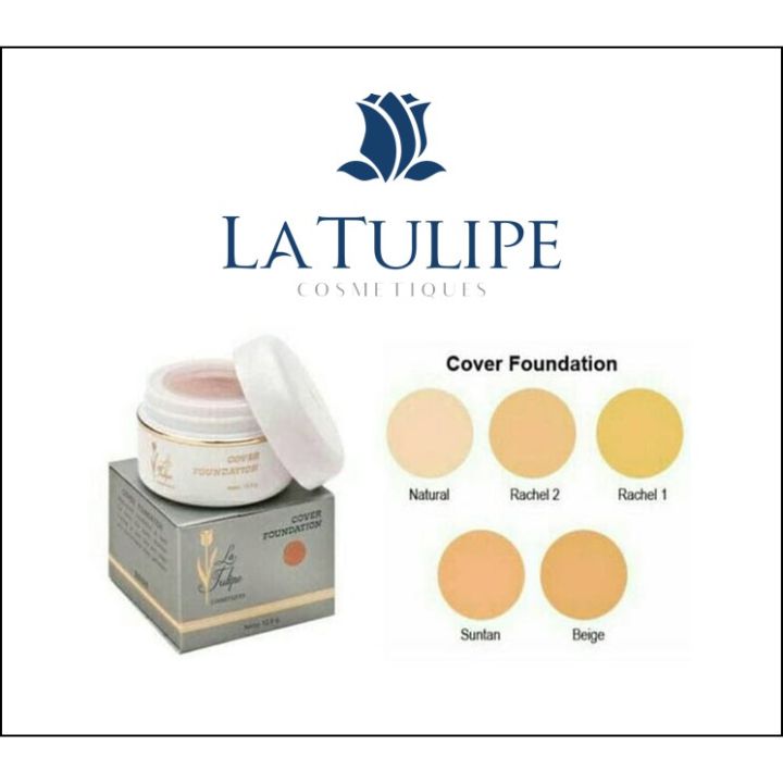 La Tulipe Foundation - alas bedak latulipe 12.5 gr | Lazada Indonesia