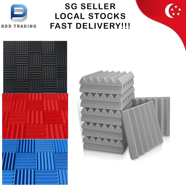 👍CHEAPEST!👍 Wedge Sound Proofing Auto Acoustic Wall Panel Foam Studio ...