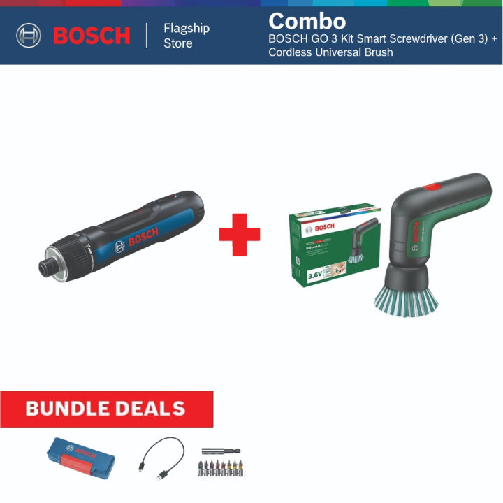 BOSCH [COMBO] GO 3 Kit Smart Screwdriver (Gen 3) - 06019H2281 + BOSCH ...