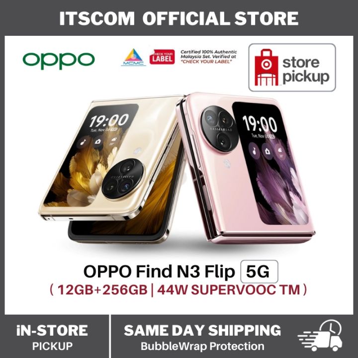 OPPO Find N3 Flip 5G Smartphone | 12GB RAM+ 256GB ROM | 50MP + 48MP ...