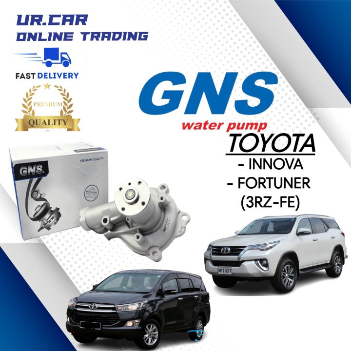GNS WATER PUMP TOYOTA INNOVA , FORTUNER (3RZ-FE) 100% HIGH QUALITY ...