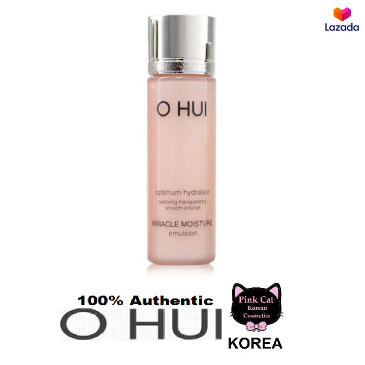 Korean Cosmetics O HUI Miracle Moisture Emulsion 20ml | Lazada PH