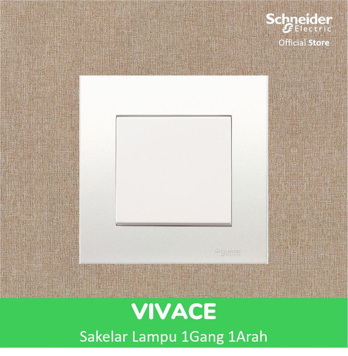 Schneider Vivace Saklar Lampu - 1 Gang 1 Arah - KB31_1_WE_G3 | Lazada ...