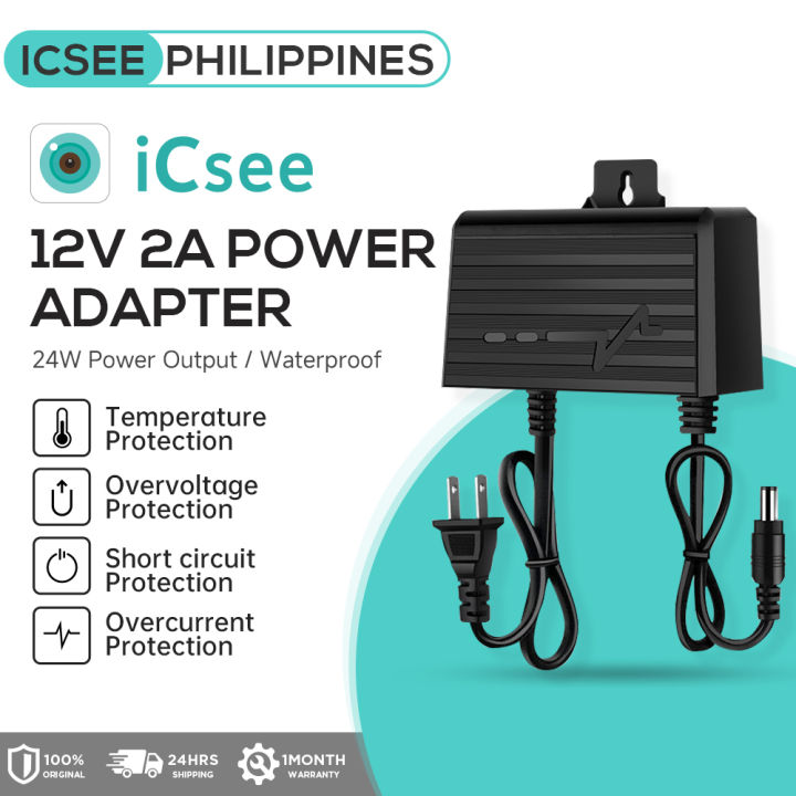 V380 PRO 12V 2A 1.3m Outdoor Waterproof Power Adapter Power Rainproof ...