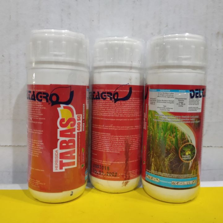 Herbisida Tabas 400 SC 100 Ml pembasmi gulma pada tanaman padi | Lazada ...