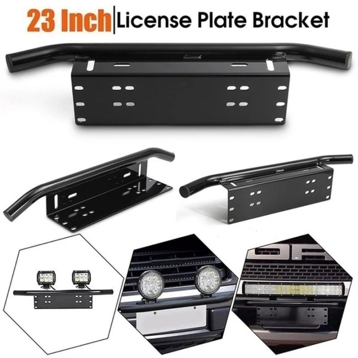 Universal Car Licence Plate Holder Bull Bar Front Bumper Bracket Frame ...