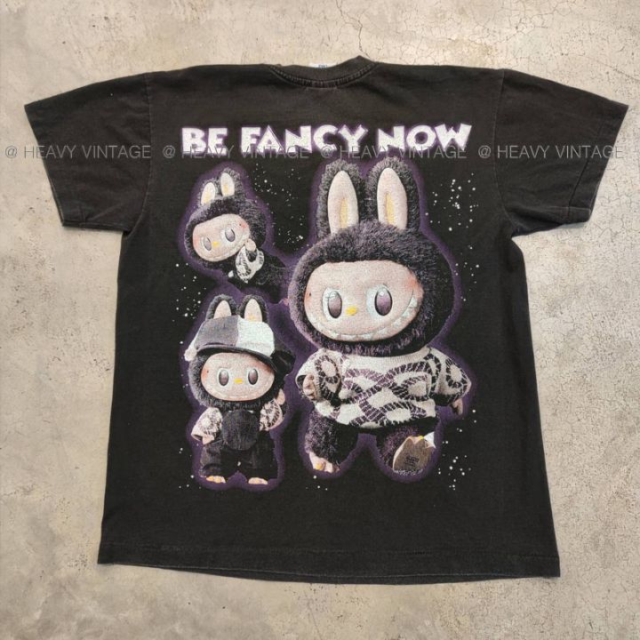 LABUBU ลาบูบู้ ฟอกไบโอ ป้ายBootleg แท้ เสื้อวินเทจ ลายการ์ตูน arttoy ...