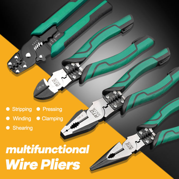 Multi-Functional Universal Wire Pliers Set Combination Pliers Stripping ...