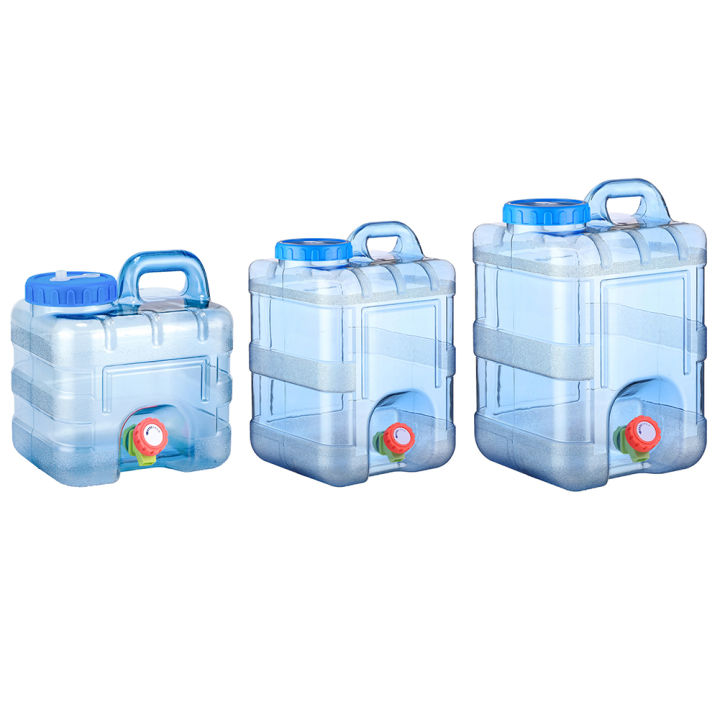 Outdoor Water Barrel Bucket Portable Picnic Water Tank Container w/ Faucet-7.5L/10L/15L | Lazada