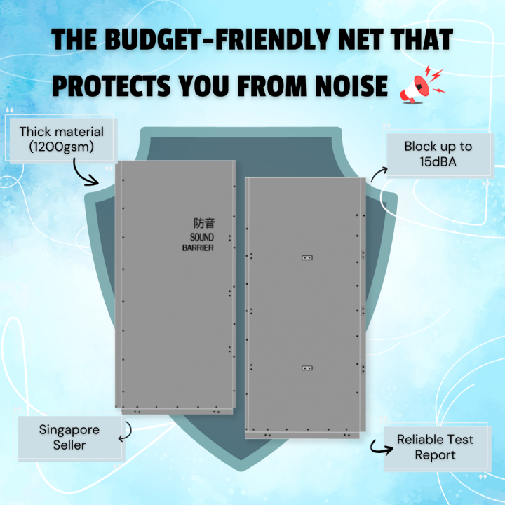 [IN STOCK] Noise Reduction Net | Sound Control Net | Noise Control Net ...