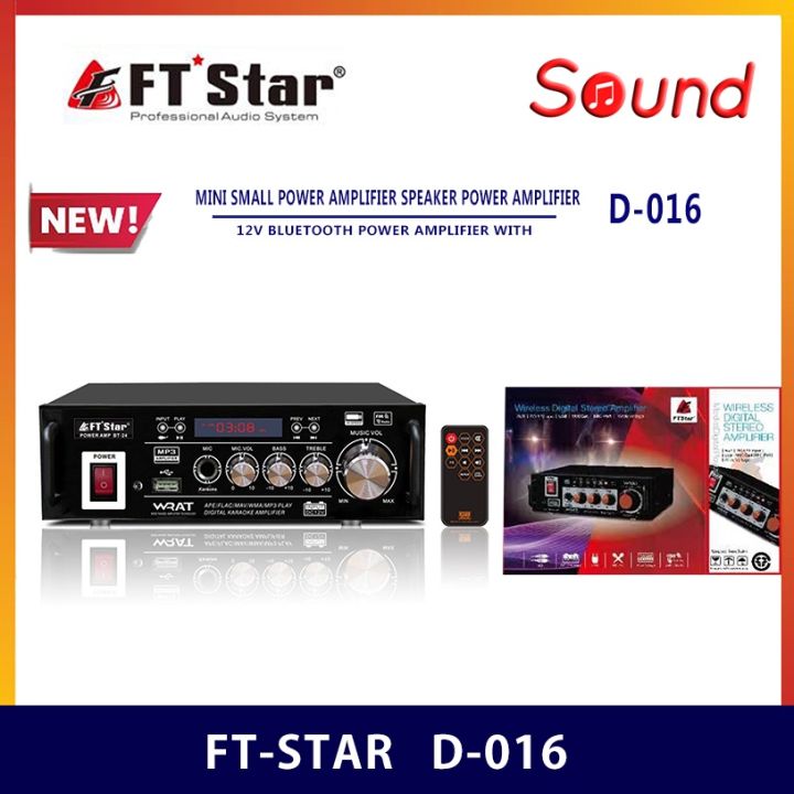 FT-Star FT-D16 Bluetooth Power Amplifier with Remote Control | Lazada PH