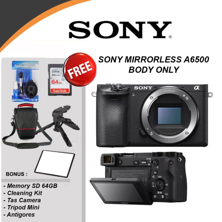 SONY ALPHA A6500 BODY - KAMERA MIRRORLESS ORIGINAL | Lazada Indonesia
