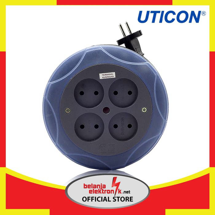 UTICON KABEL ROLL KABEL BOX GULUNGAN KABEL COLOKAN LISTRIK 6 METER MCR ...