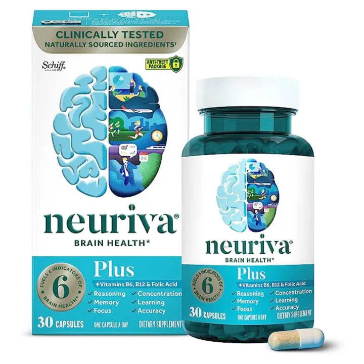 Neuriva Nootropic Brain Support Supplement + Vitamin B6, B12 & Folic Acid, 30 Capsules | Lazada PH