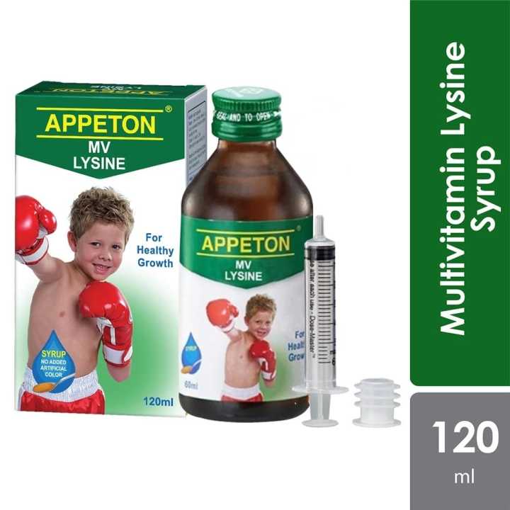APPETON MV LYSINE SYRUP 120mL [EXP: 10/2025] | Lazada