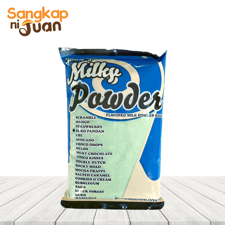 Juan Barista Buko Pandan Milky Powder for Flavored Milk Shake, Milk Tea ...