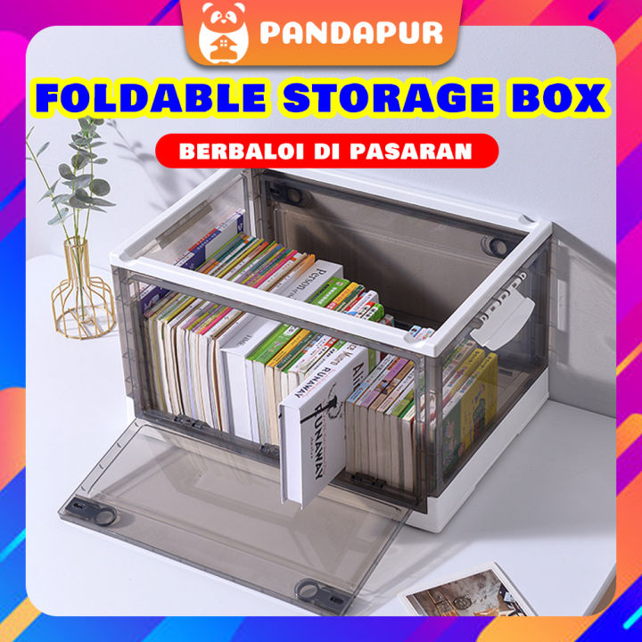 Foldable Storage Box Kotak Simpan Barang Kotak Simpan Baju Kotak Simpan ...