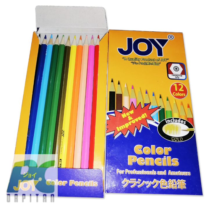 JOY COLOR PENCILS 12 COLORS | Lazada PH