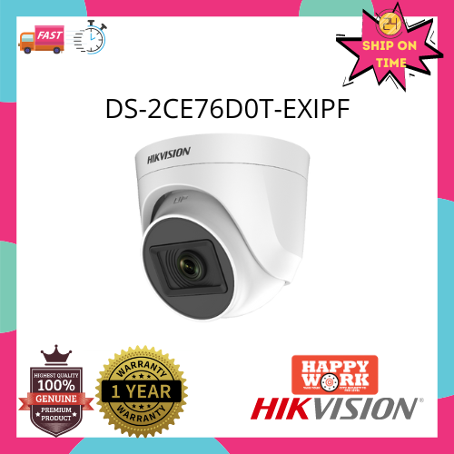 CCTV Hikvision DS-2CE76D0T-EXIPF 2MP Indoor EXIR Fixed Turret Camera ...