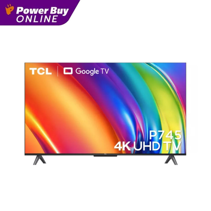 TCL ทีวี 50P745 UHD LED (50", 4K, Google TV, ปี 2023) รุ่น 50P745 ...