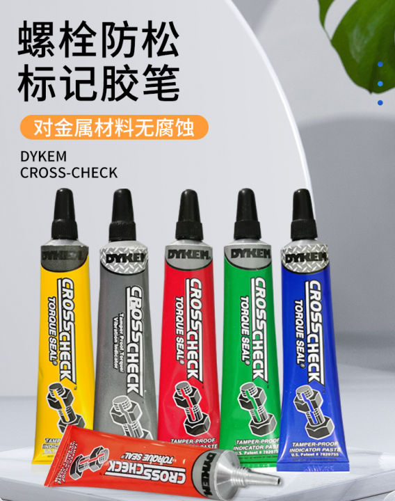 DYKEM CROSS CHECK Bolt and Screw Torque Verification Marking Adhesive ...