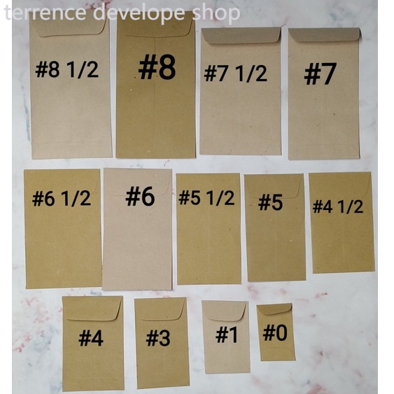 EcoFriendlyStuffs Kraft Paper Money Coin Envelopes for Mailing, Budget ...