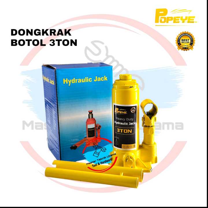 PROMO!! NEW Dongkrak Botol 3Ton 2Ton Hydraulic bottle jack 2 Ton 3 Ton ...
