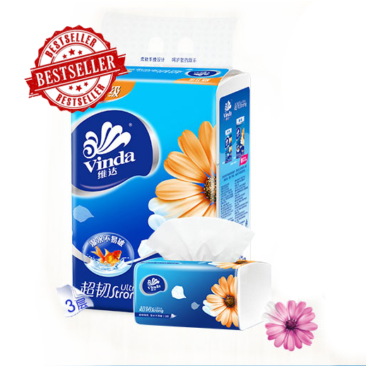Vinda Ultra Strong Tissue 3 Packs | Pull-up facial tissue | Lazada PH