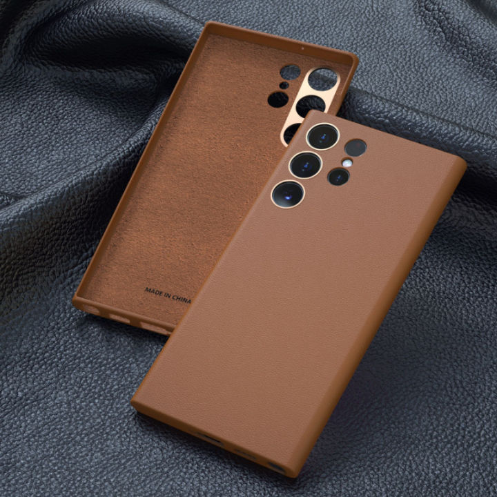 HOCE Leather Phone Case For Samsung Galaxy S24 S23 S22 Ultra Full ...