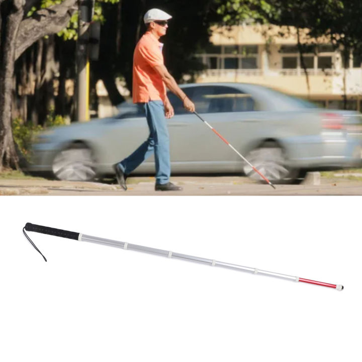 [Lightnice] 7 Section Blind Cane Collapsible Lightweight Portable ...