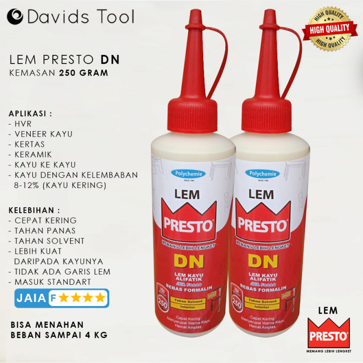 Lem Presto Kayu Super Kuat Hpl Putih Gitar Dn Wrg | Lazada Indonesia