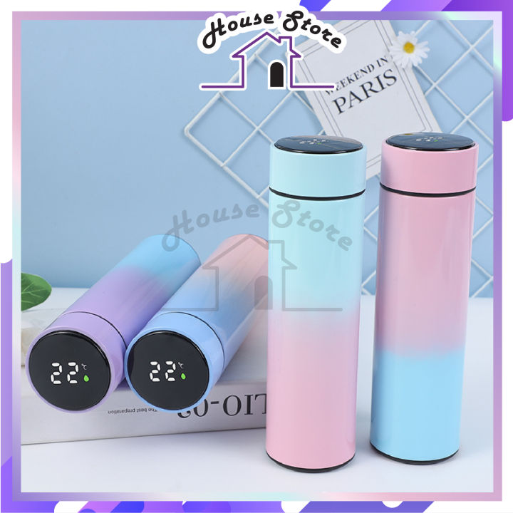 HS 500ml Fashion Smart Temperature Flask LED Display Vacuum Thermal ...