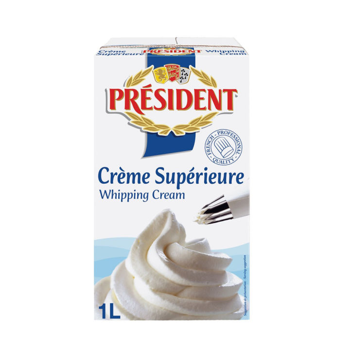 PRESIDENT UHT Whipping Cream 35.1% Fat | Lazada