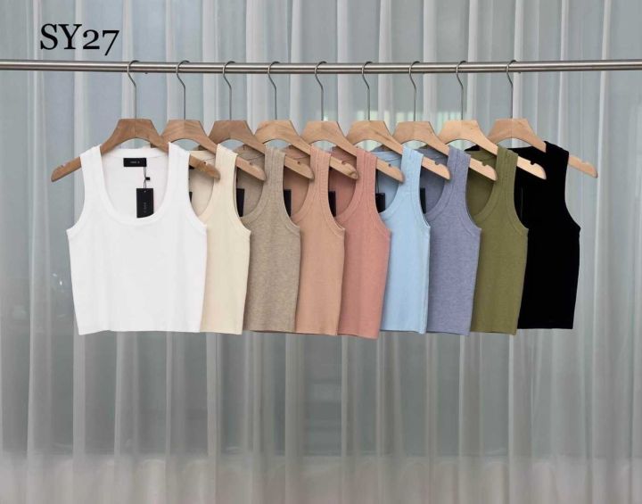 [ส่งเร็วพิเศษ!] AS เสื้อกล้าม ตัวสั้น ผ้าไหมพรม เนื้อนิ่ม ผ้าดีมีคุณภาพ ...