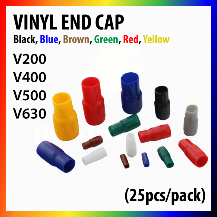 VINYL END CAP V200 V400 V500 V630 (25PCS/PACK) | Lazada