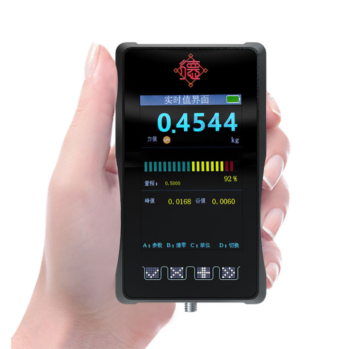 Desente handheld digital display push-pull dynamometer built-in sensor ...